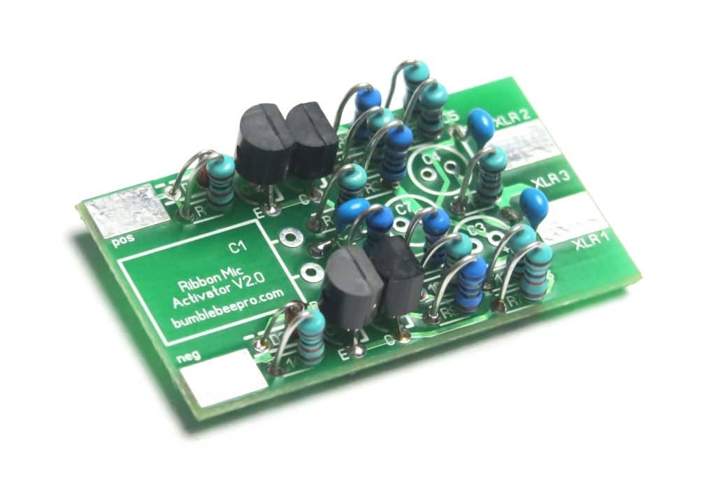 RM-7 Active DIY Ribbon Mic Kit with Assembled Motor – Bumblebee Pro